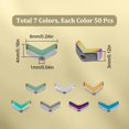 350Pcs 7 Colors Electroplate Non-magnetic Hematite Bead Strands ...