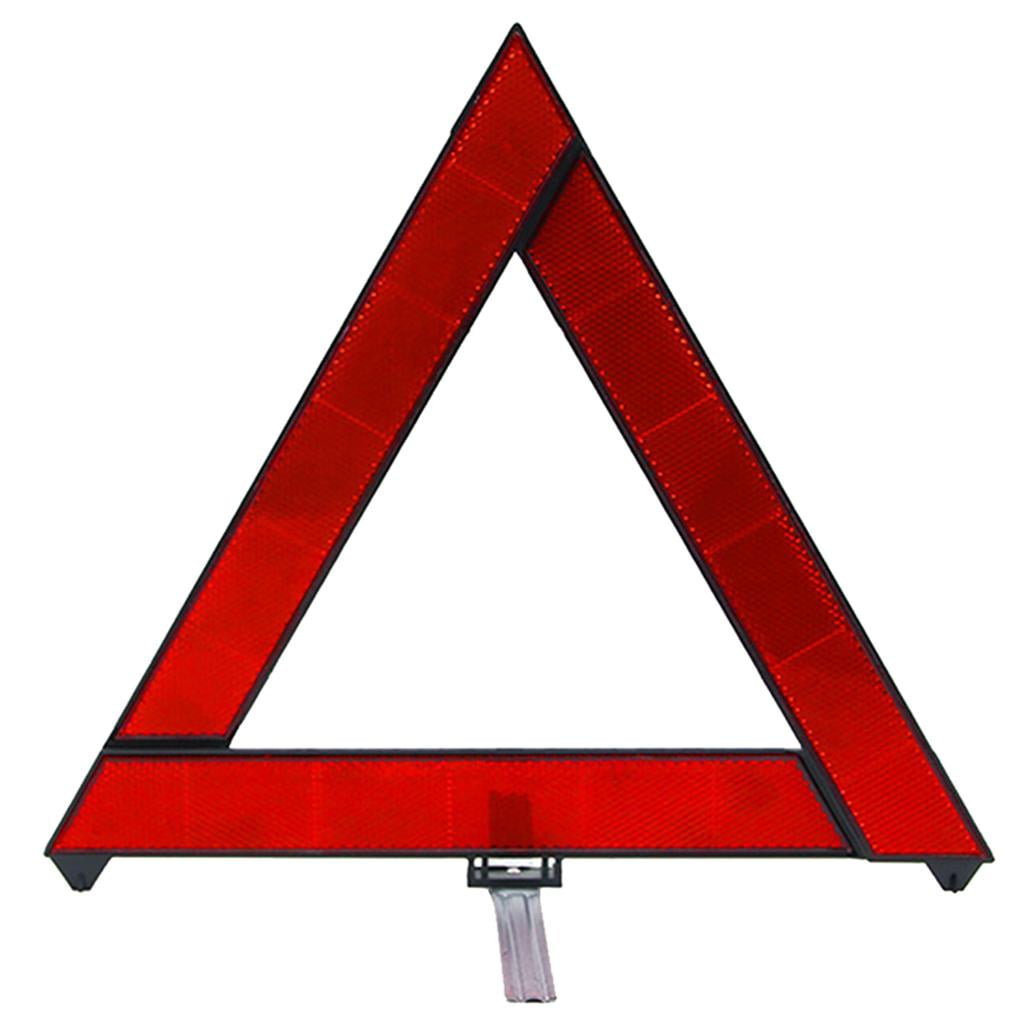 Reflective Warning Triangle Sign Car Breakdown Signal Autobahn Stop ...