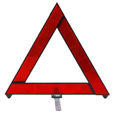 BRITEGUARD 3 Piece Reflective Road Safety Triangle with Warning ...