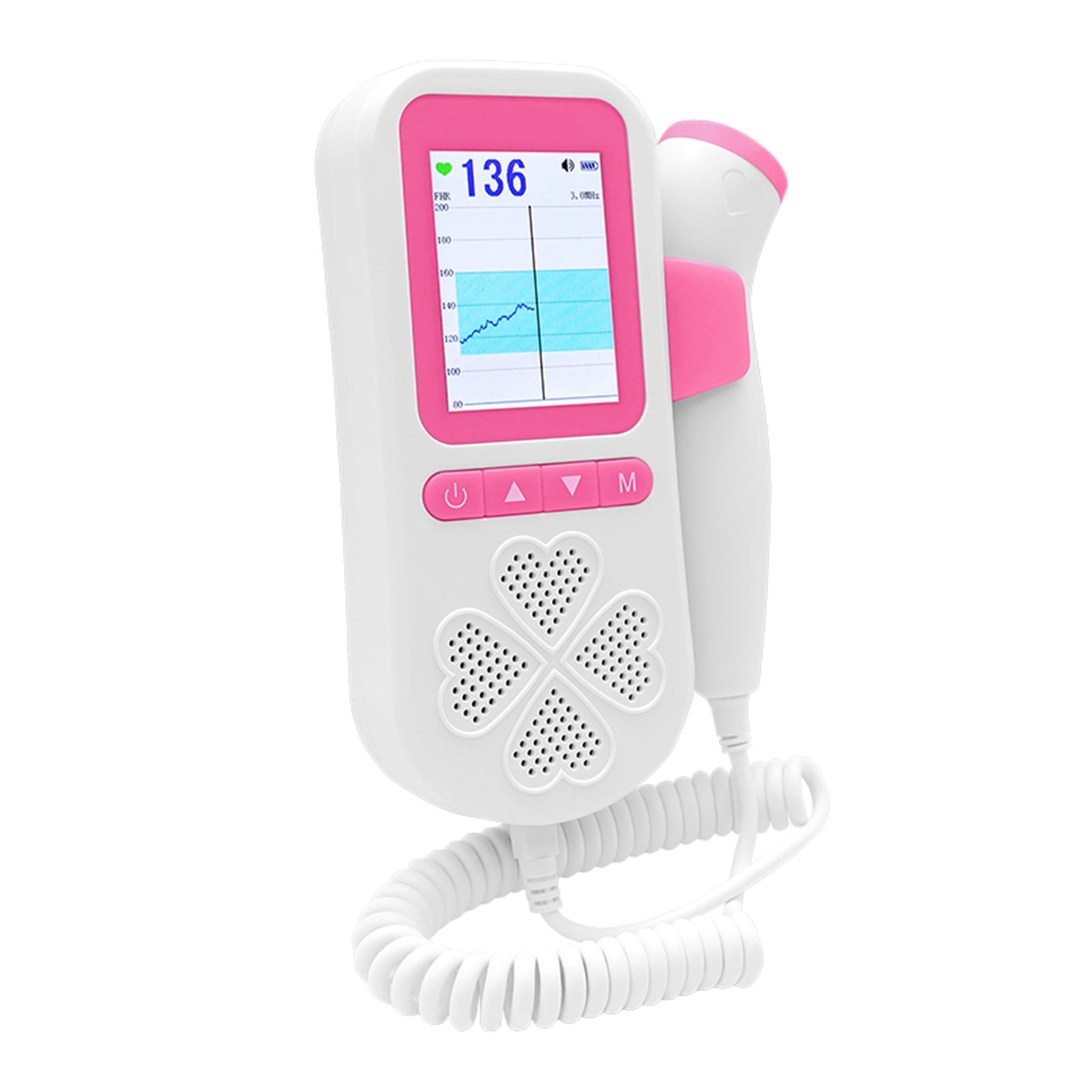 Hogar Fetal Doppler Baby Heart Detector Doppler Fetal Heartbeat Monitor ...