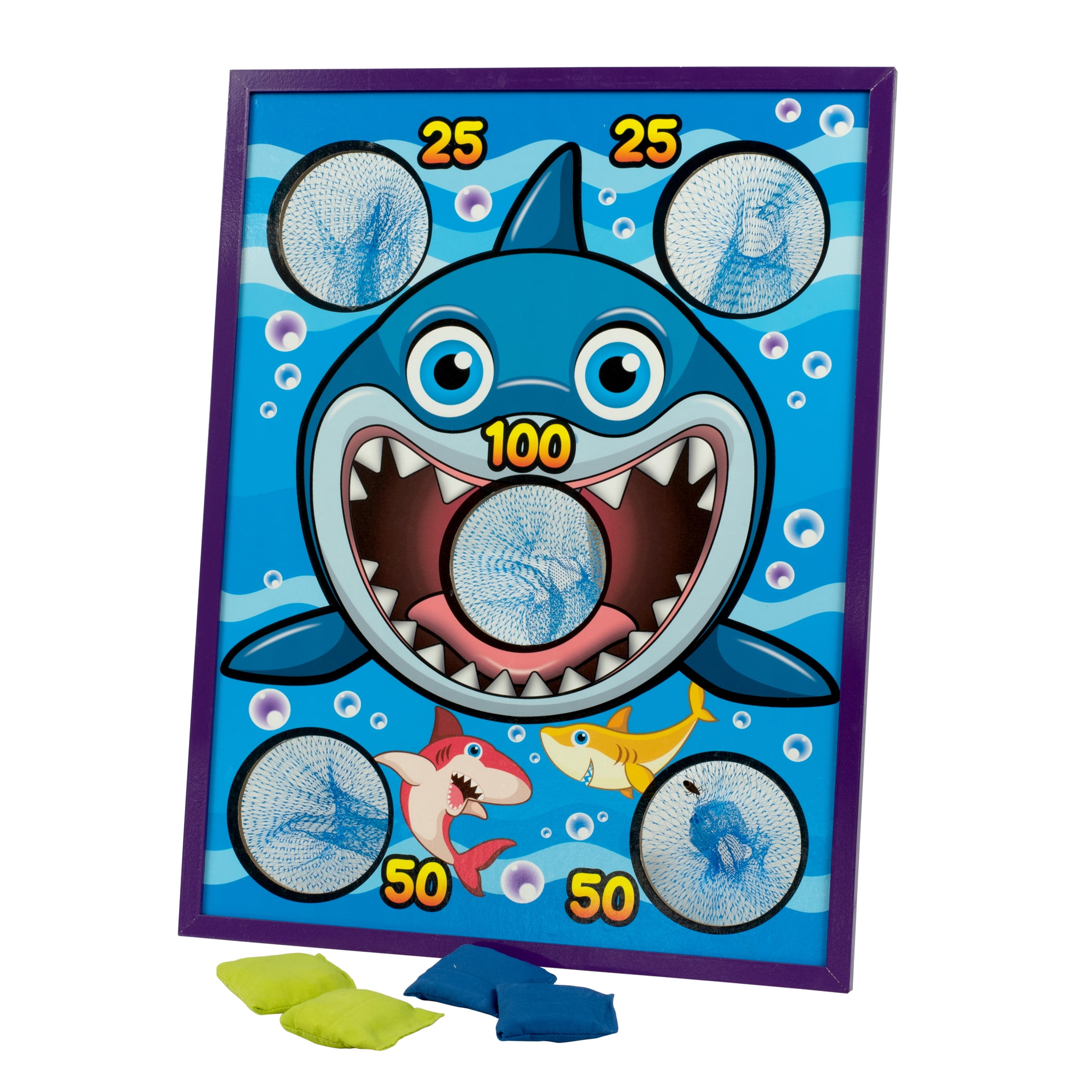 Homeware Wood Shark Bean Bag Toss Game, Ages 6 Years and up. - Walmart.com