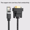 AOOOWER Double Shielded RJ45 To RS232 Console Cable 4.92Ft For Stable ...