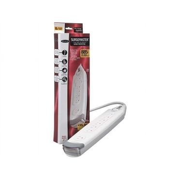 Belkin Home Series SurgeMaster Surge Protector, 7 Outlets, 12 ft Cord ...