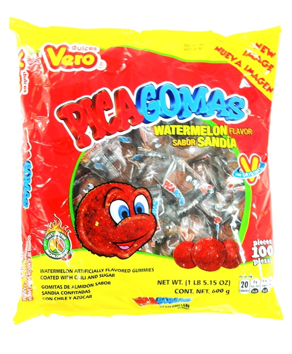 Vero Pica Gomas Sandia Watermelon Flavor Mexican Candy - Walmart.com