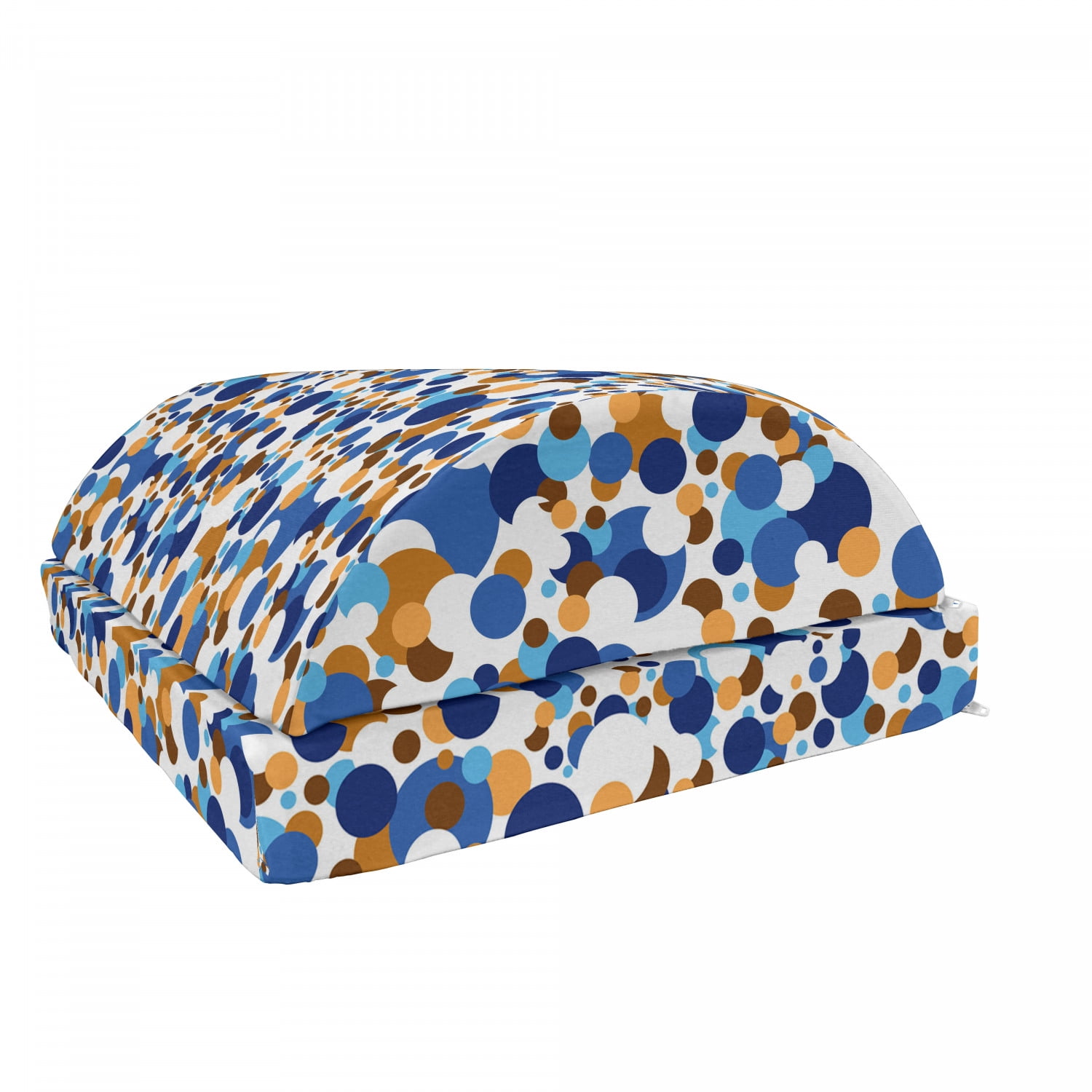 Abstract Foot Rest, Abstract Circle Round in Color Bubble Retro ...