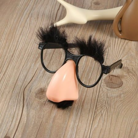 2Pack Glasses Mustache Fake Nose Clown Fancy Dress Up Costume Props Fun ...