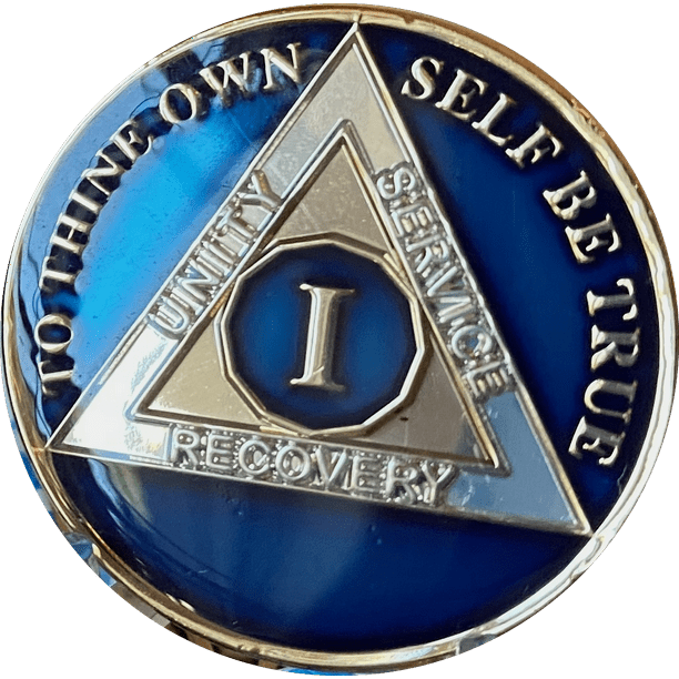 1 Year Sobriety Chip