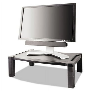 Kantek Extra Wide Deluxe Monitor Stand with Drawer, Black - Walmart.com