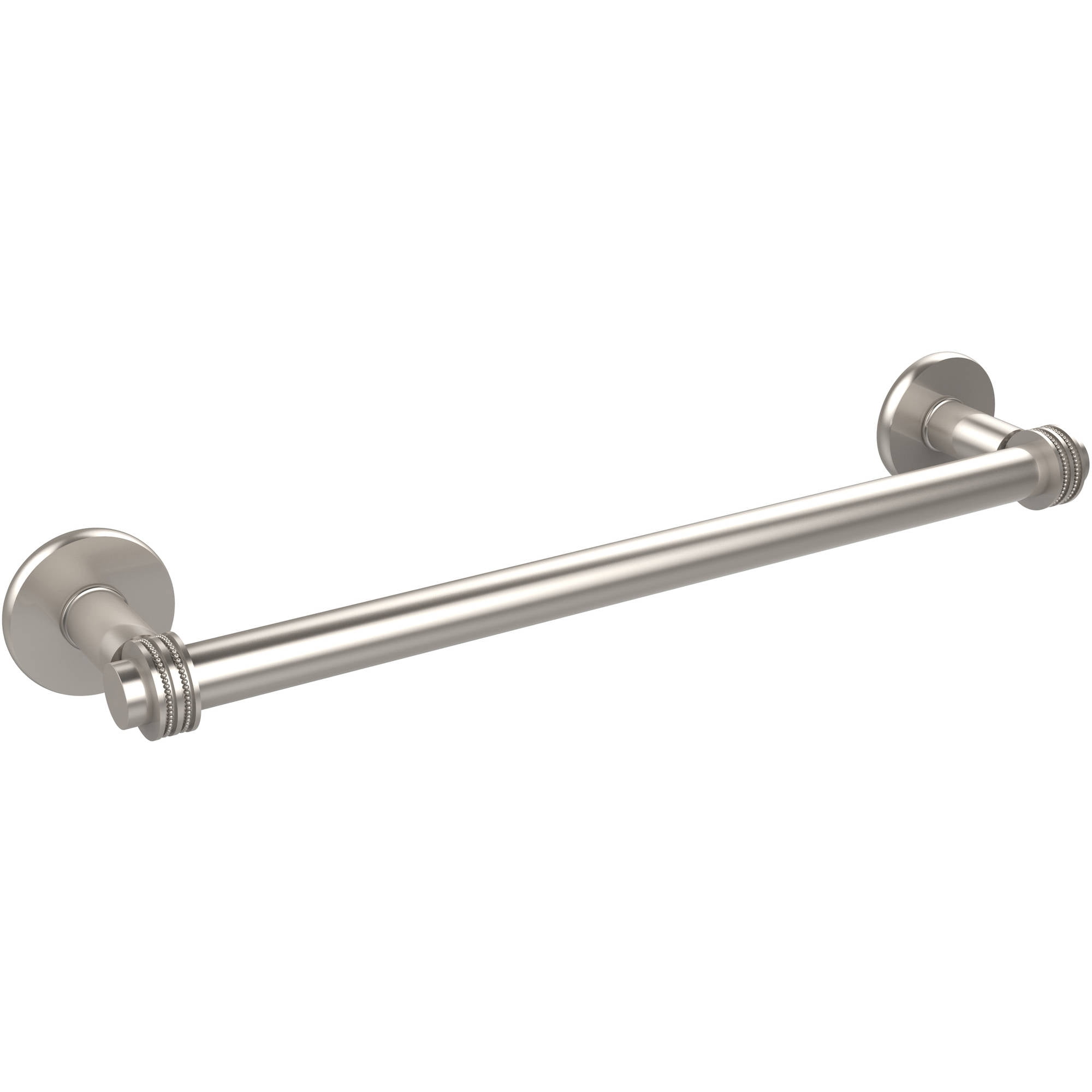 Continental 30" Towel Bar with Dotted Detail (Build to Order) in Satin ...