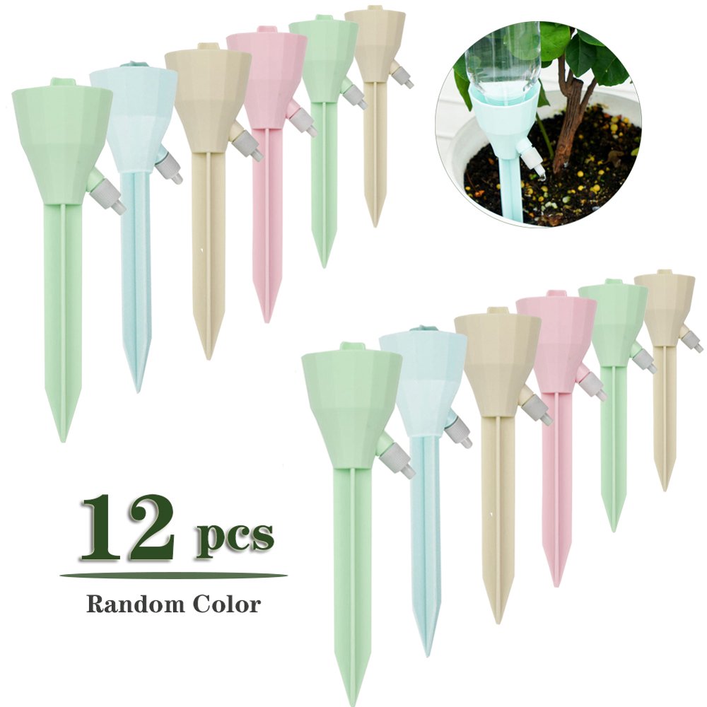 12pcs Auto Drip Irrigation Equipment Adjustable Automatic Watering ...