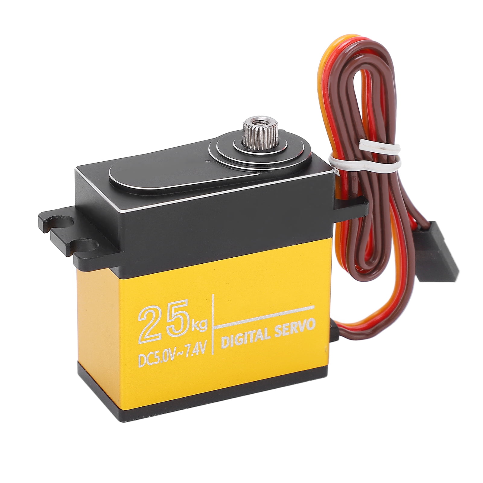 Servo de dirección de engranajes NikouMX 2 piezas 25 KG Servo RC de ...