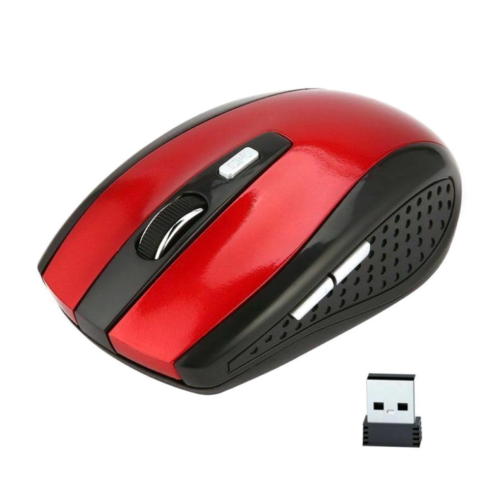DE Optical Wireless Mouse Gaming Mice With Usb Receiver For Pc Laptop ...