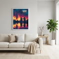 Affixzi London England Travel Poster - Tower Bridge Shard River Thames ...