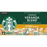 Starbucks Veranda Blend Light Roast, Blonde Coffee K-Cups, 72 Pods, For ...