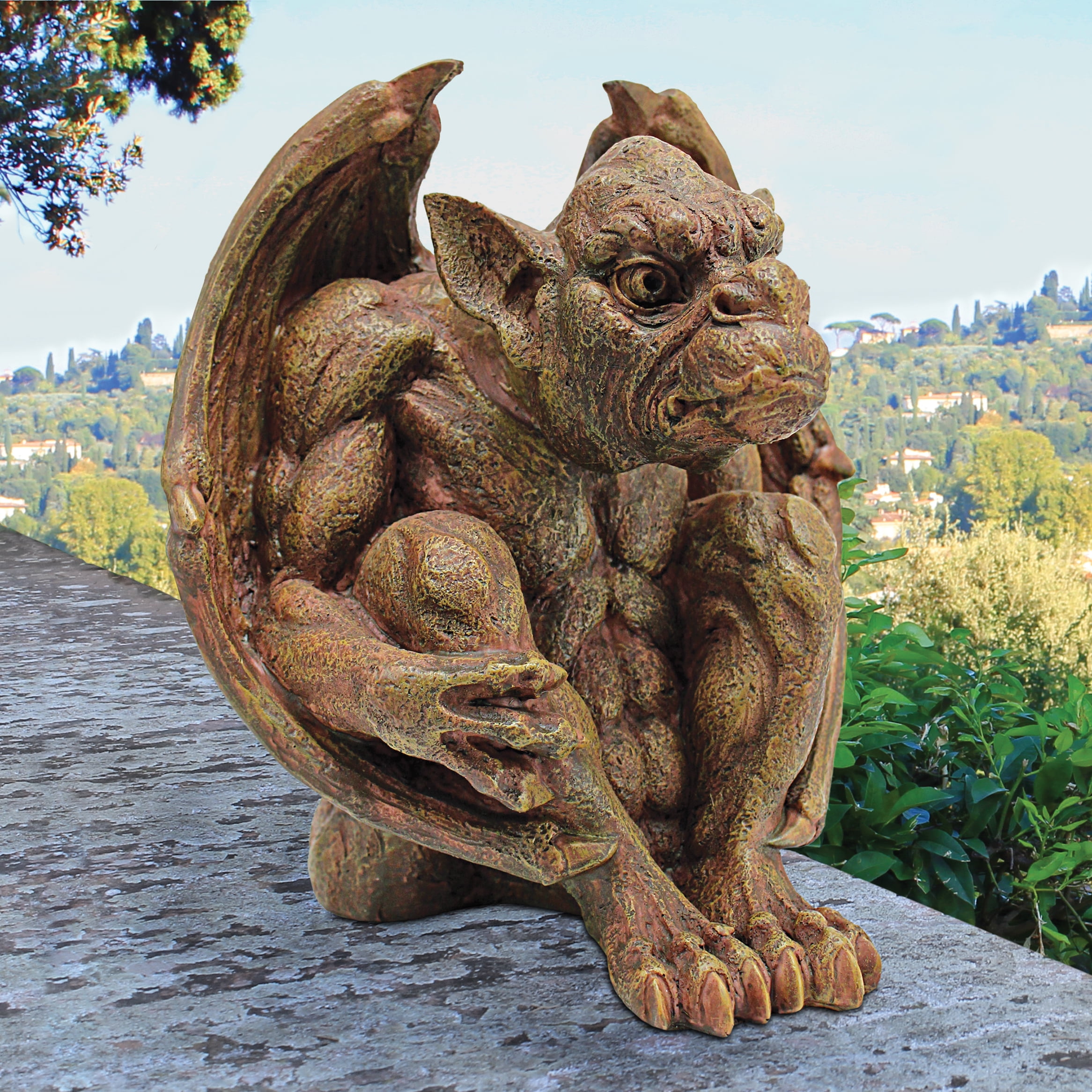 Design Toscano Balthazar's Watch Gargoyle Sculpture - Walmart.com
