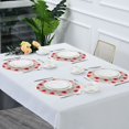 15.4 Inch Round Placemats Set of 4 Washable Heat Resistant Placemats ...