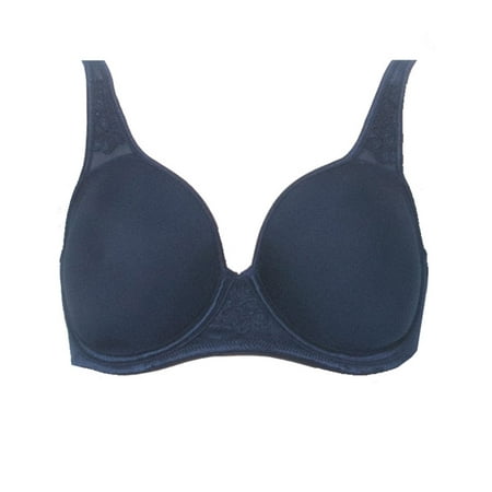 Elbrina 0.2295-072 Dark Blue Padded Underwired Padded Bra 42D | Walmart ...