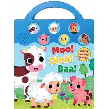 Moo Cluck Baa The Farm Animals Are Hungr (Board Book) - Walmart.com
