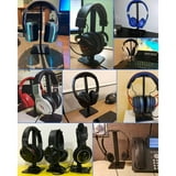 New bee Headset Stand,Adjustable Aluminum Headphone Holder with TPU ...
