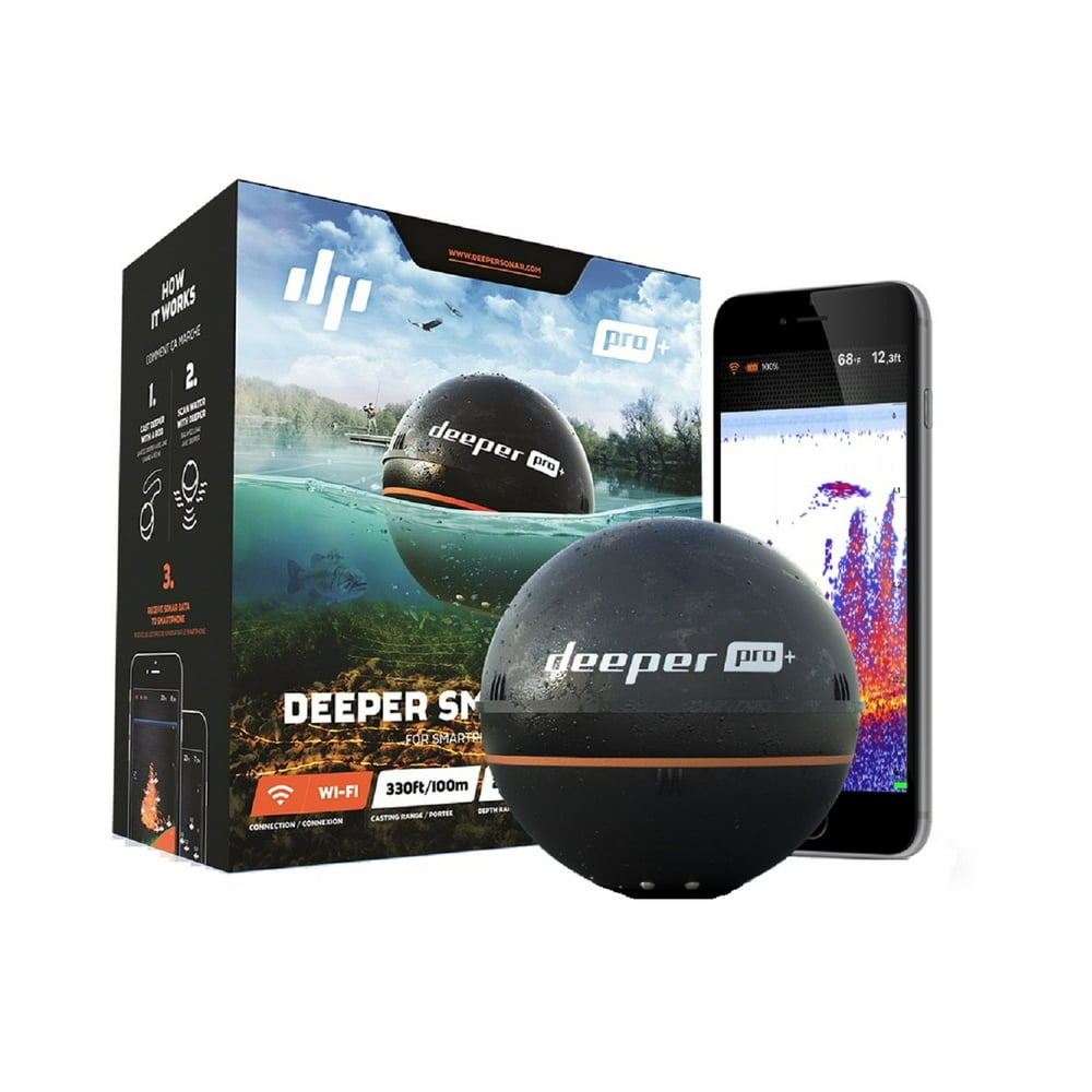 Deeper Smart Fishfinder PRO+ - Walmart.com - Walmart.com