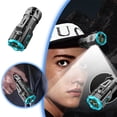 Outdoor Three Eye Flashlight Aluminum Alloy Cap Clip Small Steel Multi ...