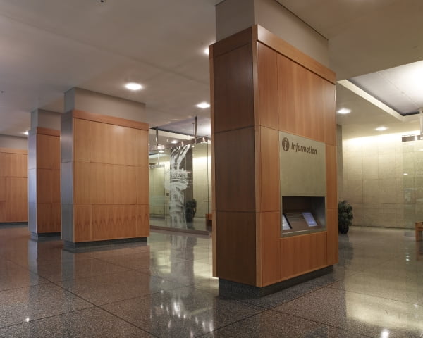 Print: Lobby, James A. Byrne U.S. Courthouse, Philadelphia ...