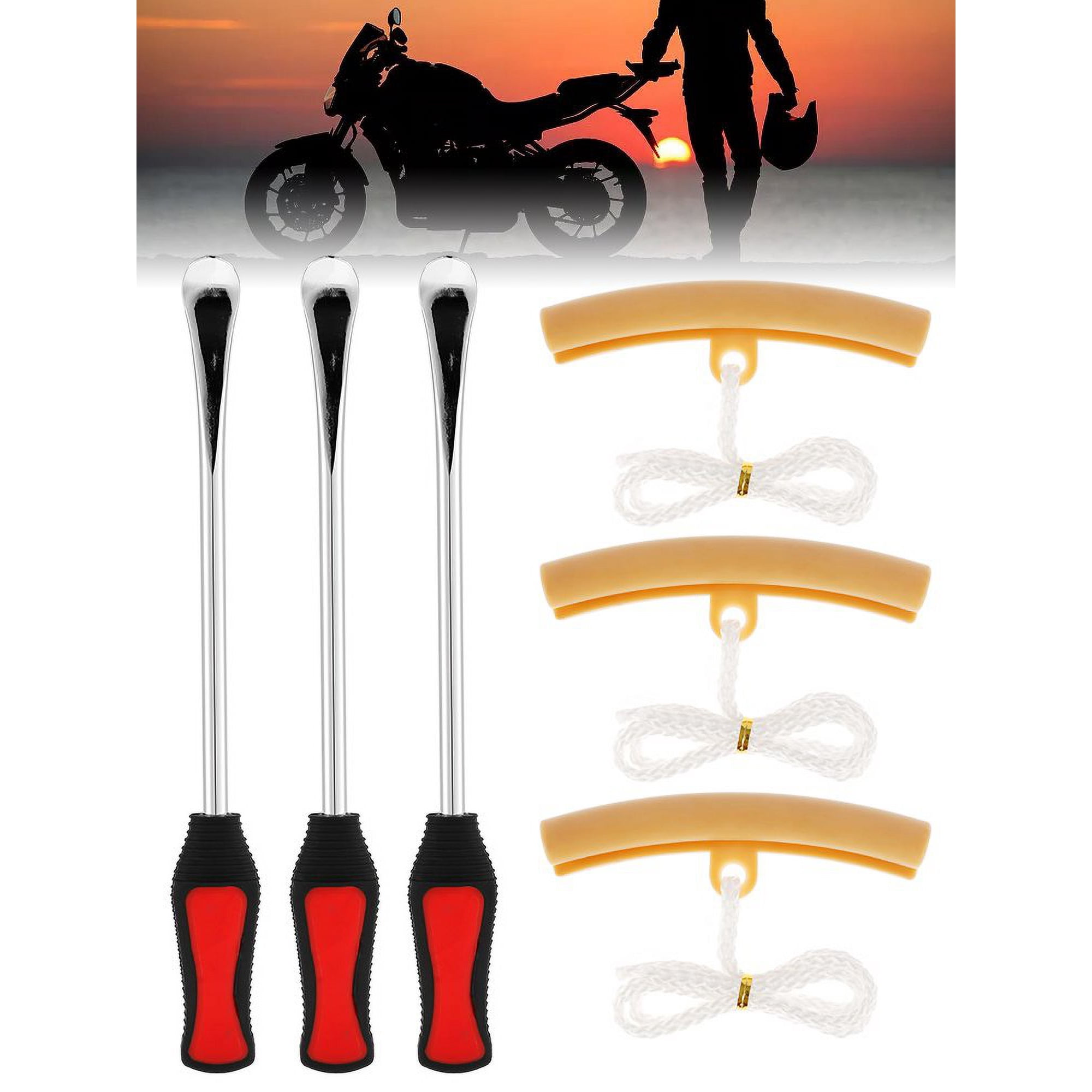 Click here for Generic 3pcs Motorcycle Tyre Repair Tool Tire Leve... prices