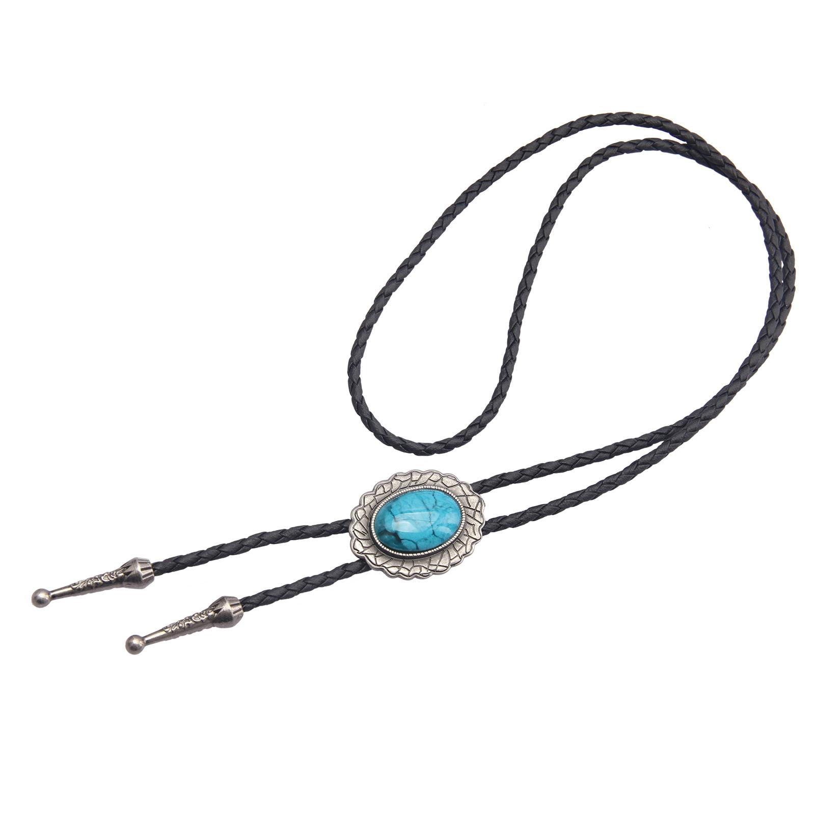 Click here for Yinanstore Bolo Tie Western Necklace With Pu Leath... prices