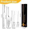Wedding Cake Knife and Server Set, Stainless Steel Cake Cutting Set for ...