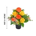 Feledorashia Cemetery Memorial Decoration Artificial Flowers Faux ...