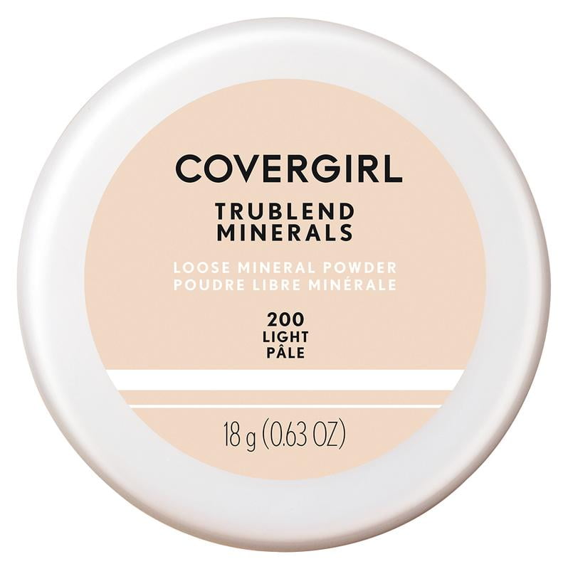 COVERGIRL TruBlend Mineral Loose Powder, 200 Light, 0.63 oz - Walmart ...