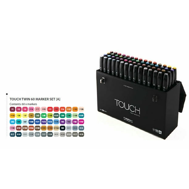 ShinHan Touch Twin Marker Set 60A - Walmart.com