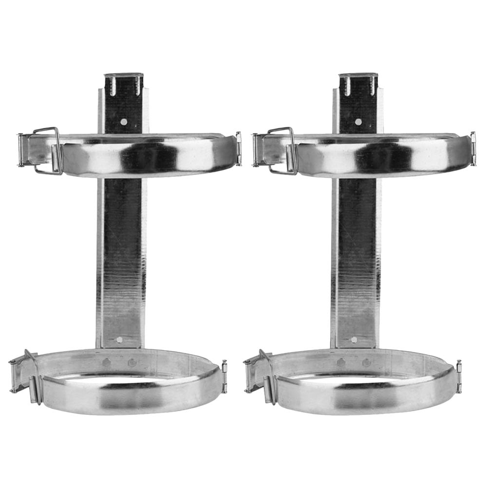 2pcs Iron Fire Extinguisher Rack Wall-mounted Fire Extinguisher Holder ...