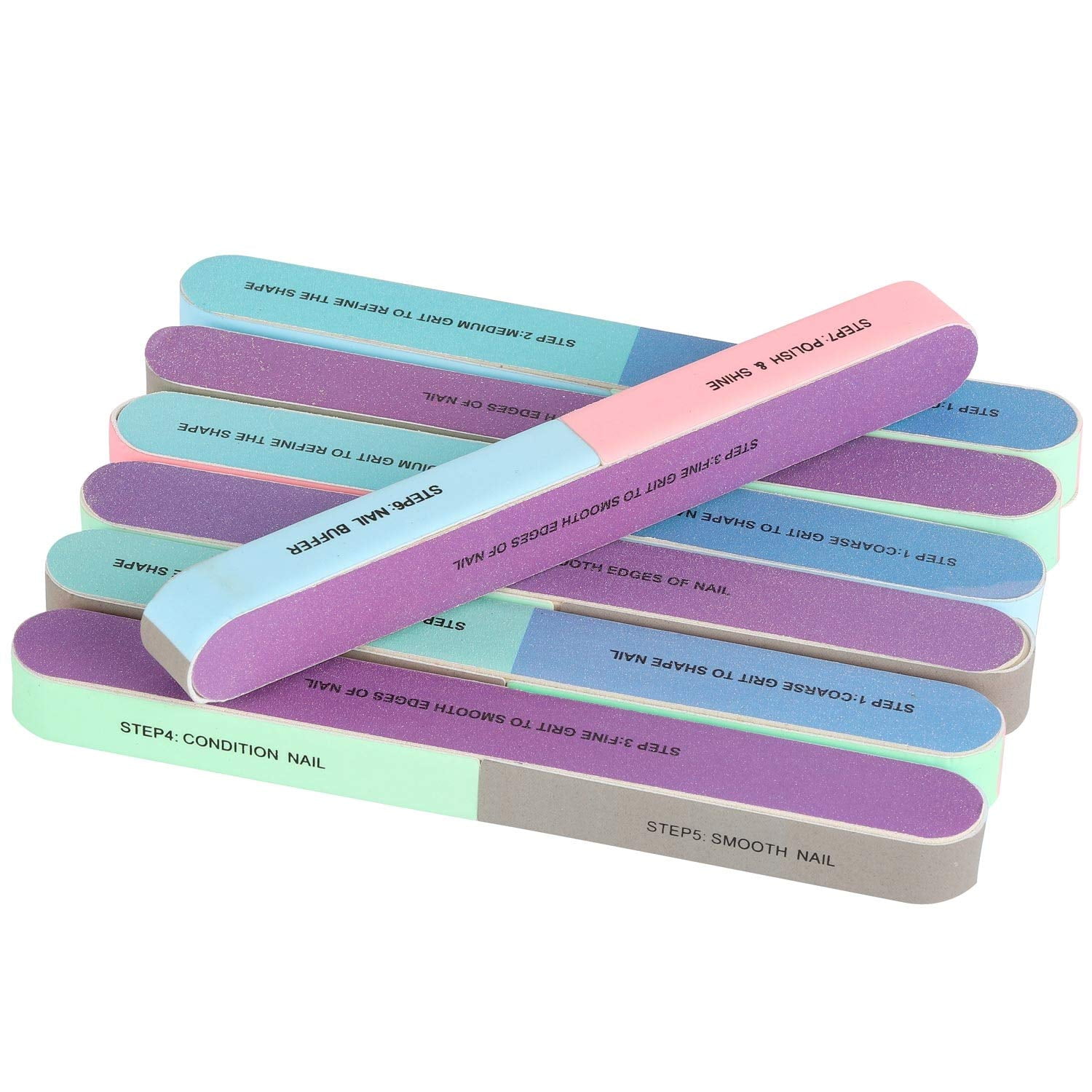 Click here for Chlua 12 Packs 7 Way Nail File And Buffer Block Pr... prices