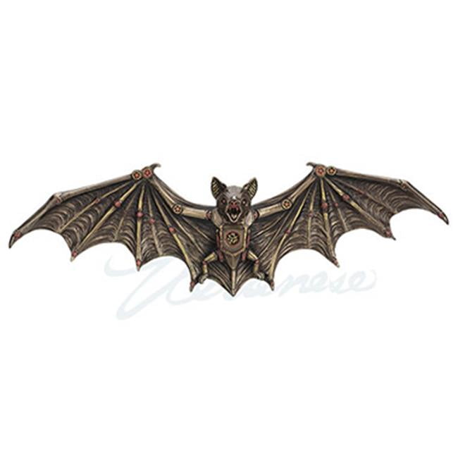 Mechanical Steampunk Vampire Bat Bronze Finish Wall Sculpture | Walmart ...