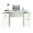 Inval Computer Desk, Washed Oak - Walmart.com