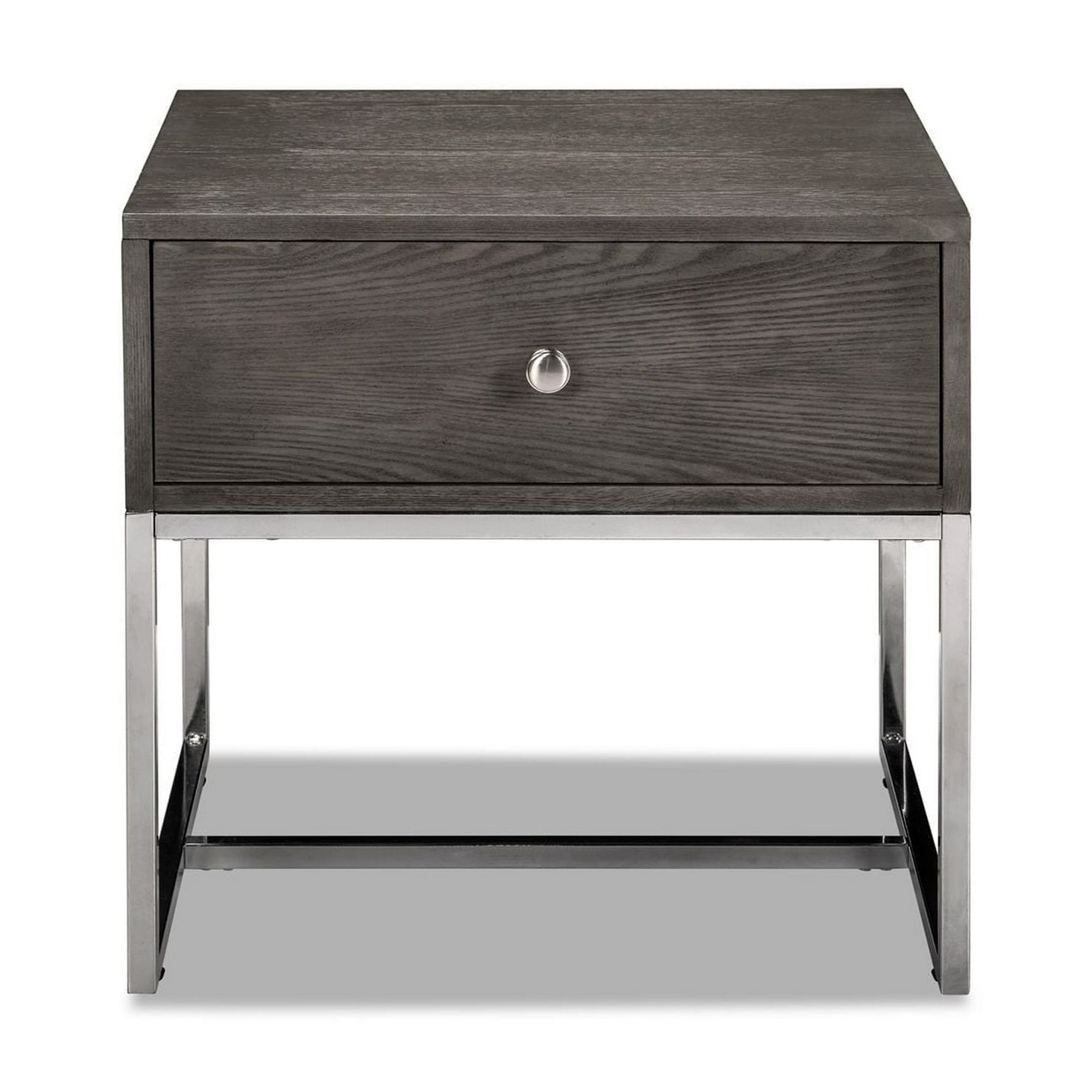 Click here for Topline Home Furnishings Grey End Table With Drawe... prices