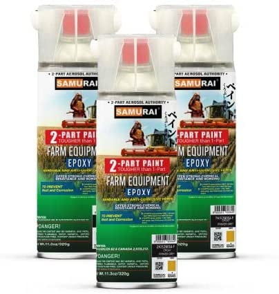 Samurai 2-Part Spray Paint Epoxy Primer for Farm Equipment (Metal ...