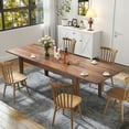 LHYY Dining Table ,106.3 in Large Extendable Kitchen Table - Walmart.com