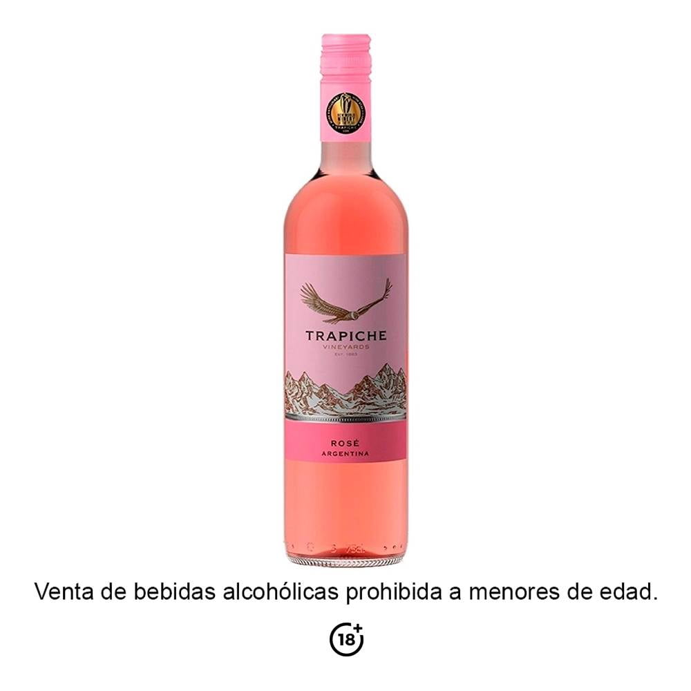 Vino Rosado Trapiche rosé 750 ml | Walmart en línea