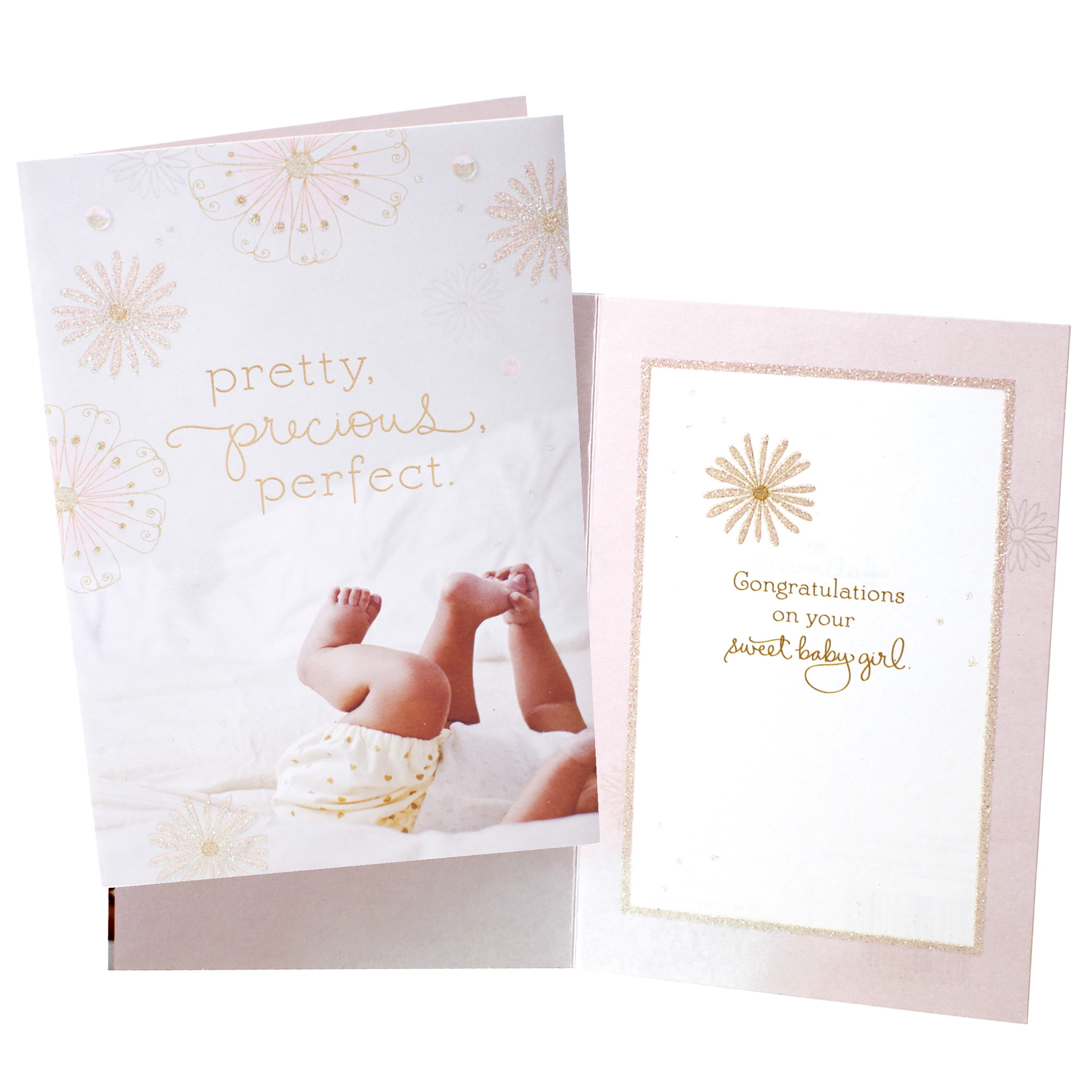 Hallmark Baby Shower Card for Baby Girl (Perfect) - Walmart.com