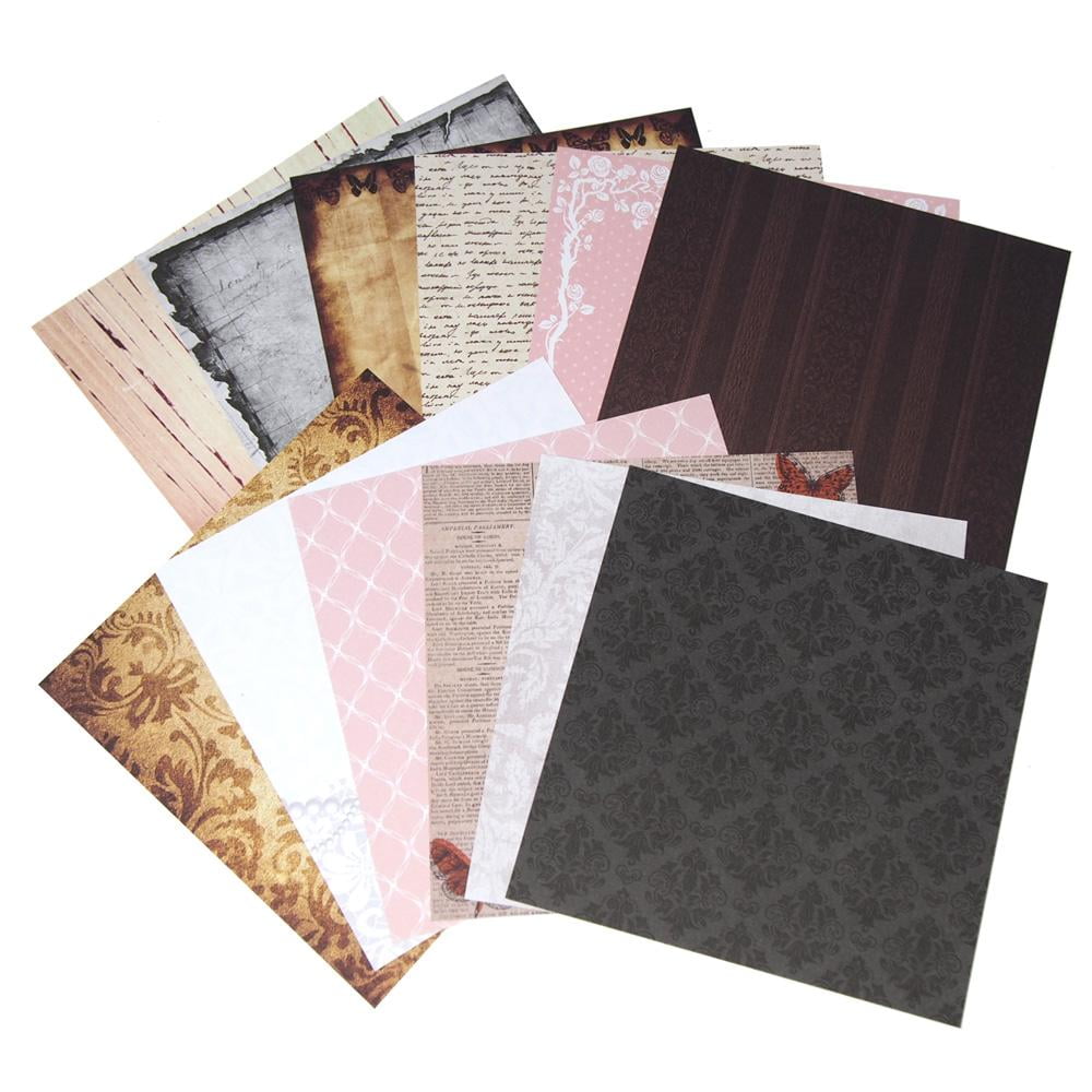 Vintage Style Paper Stacks, 6-Inch, 24-Piece - Walmart.com