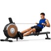 MERACH Water Rowing Machine for Home Use Solid Wood Rower with Pro ...