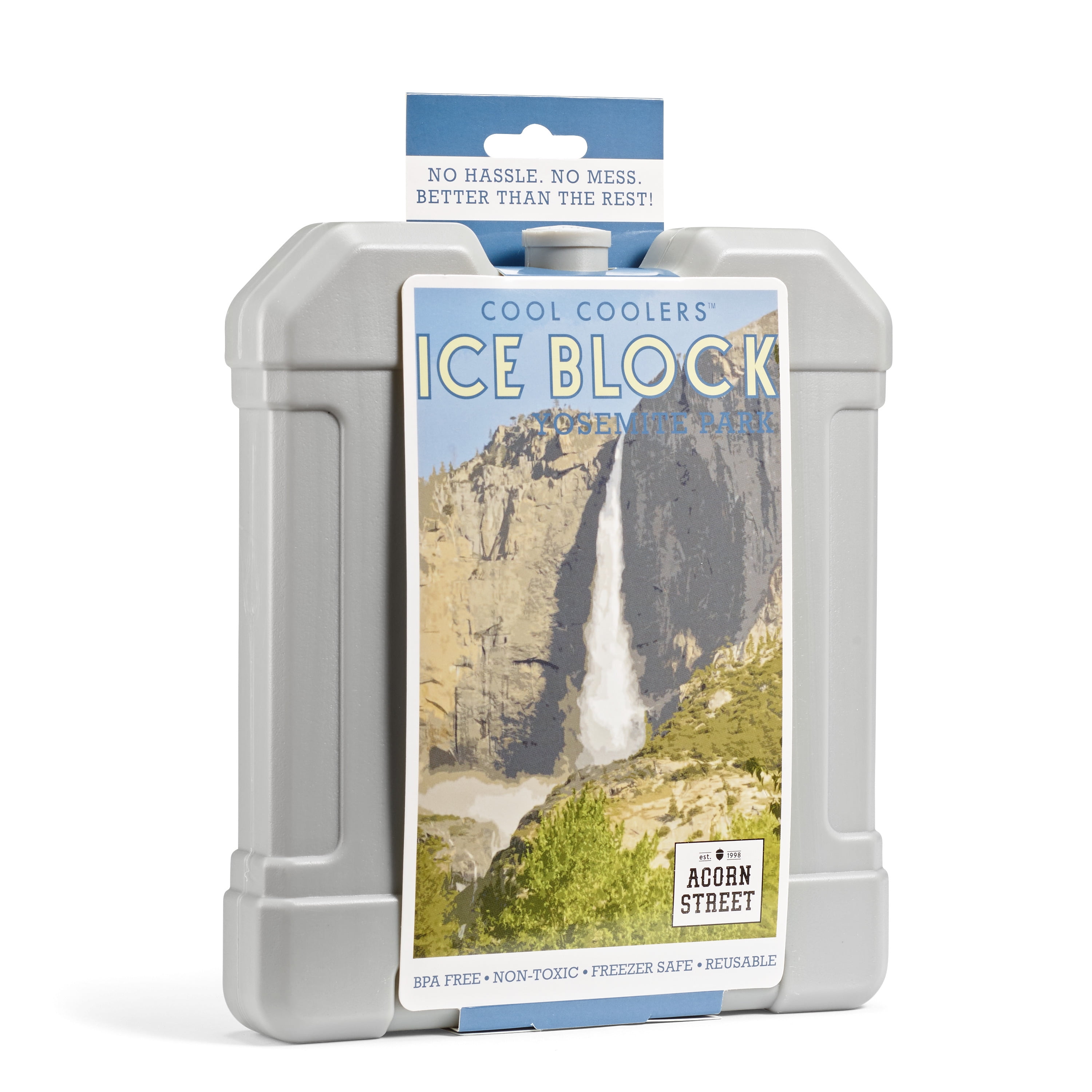 Acorn Street Large Reusable Freezer Ice Block, Gray, Yosemite - Walmart.com
