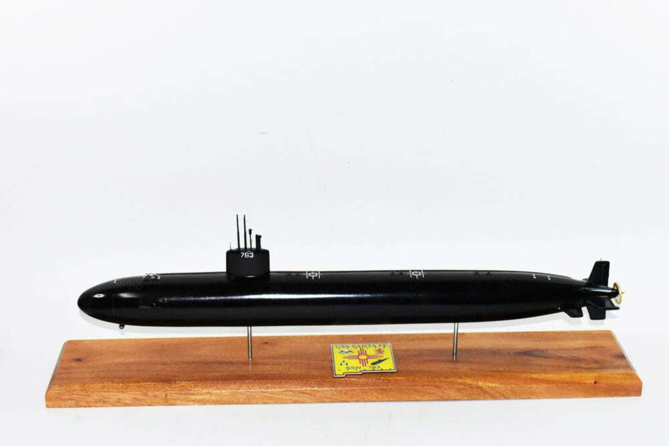 USS Santa Fe SSN-763 (Black Hull) Submarine Model,Navy,Scale Model ...