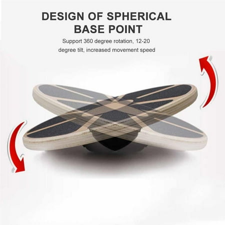 Yoga Balance Board Wooden Balance Training Stability Round Trainer ...