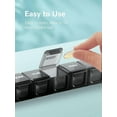 Extra Large Weekly Pill Organizer, 7 Day Daily Pill Box Case Easy to ...