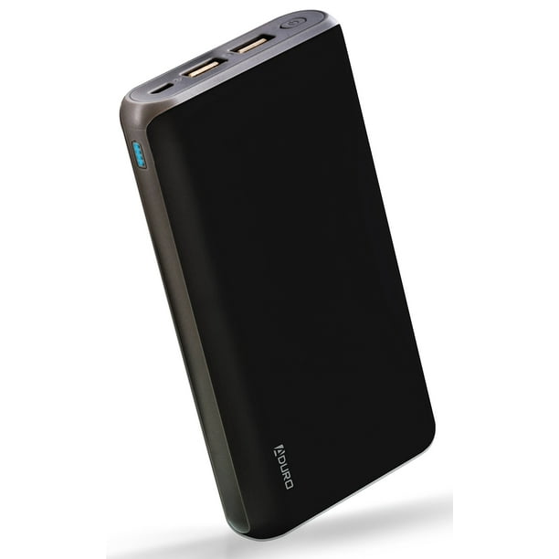 Aduro 20000mAh Battery Pack Power Bank with 2 USB Port (Black ...