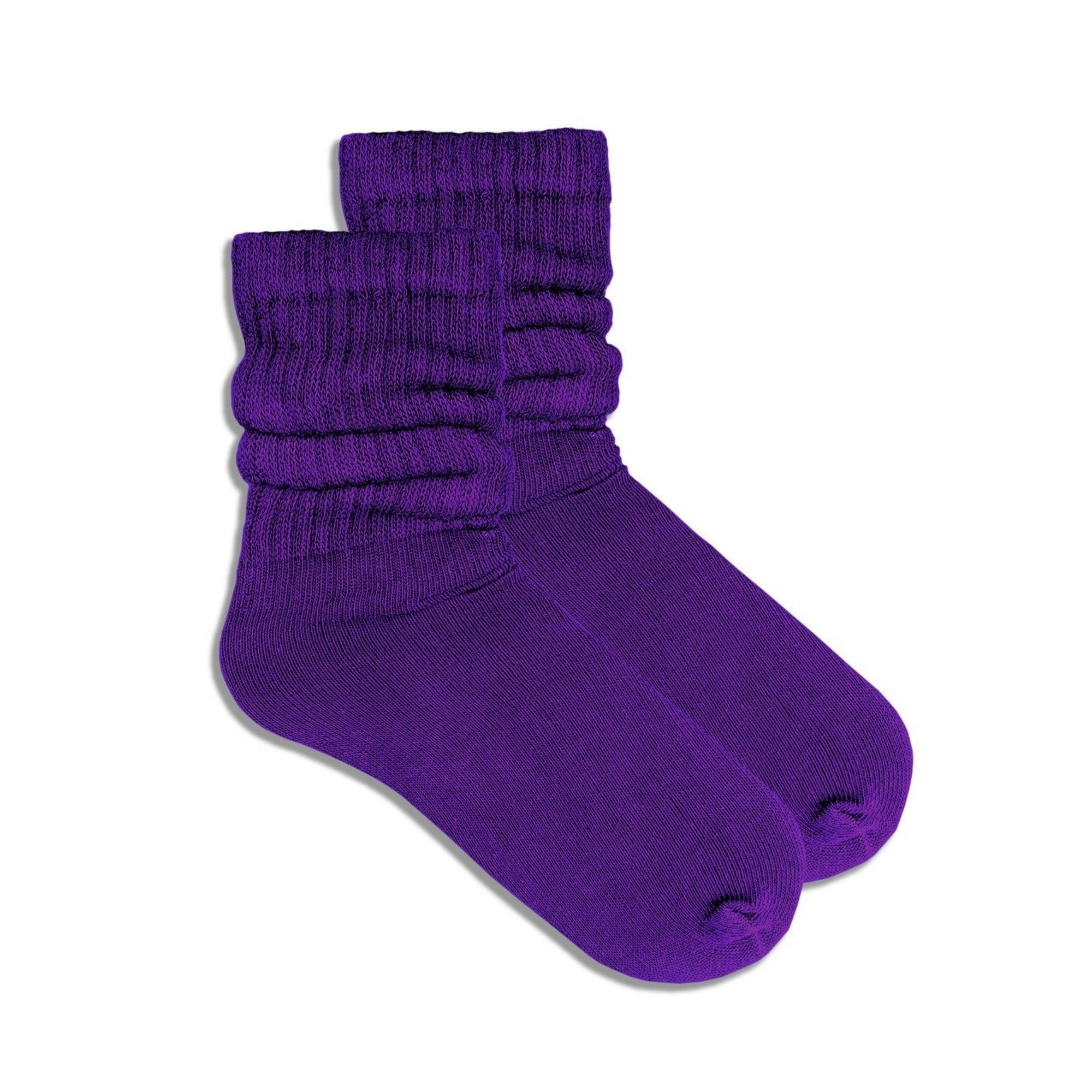 Click here for Sock Panda Purple Slouch Socks (Adult Medium - Wom... prices