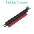 90 Degree PCIE 16X to X16 Male to Female Risers Card Adapters for ...